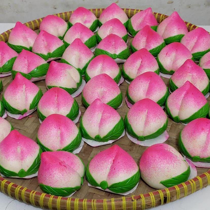 Jual Bakpao Persik Finara Khusus Grosir 10pcs Frozen Manis Lembut Halal ...