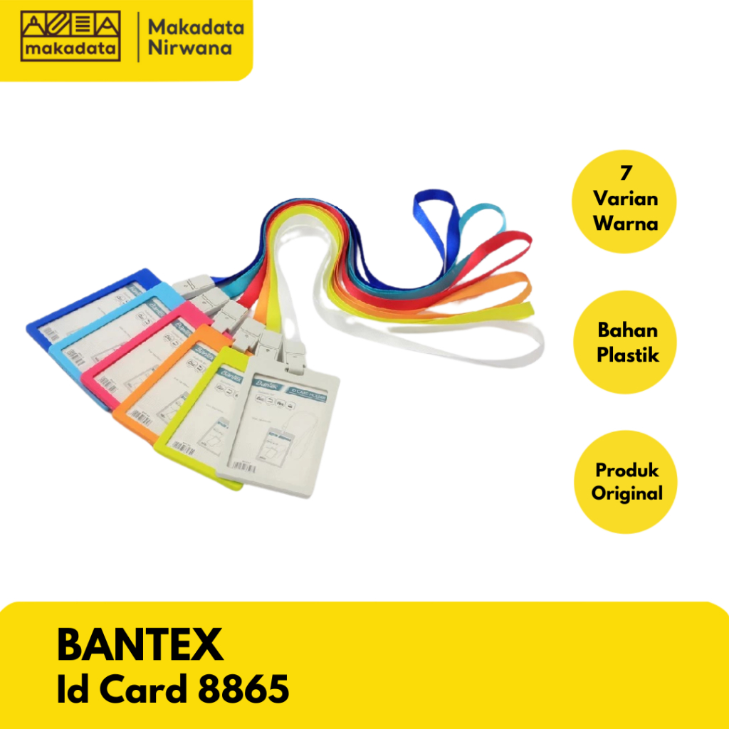Jual BANTEX ID CARD/NAME TAG 8865 POTRAIT (1 PCS) | Shopee Indonesia