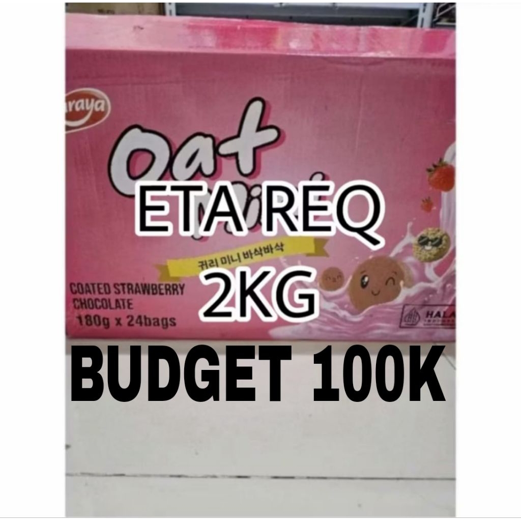 Jual BOX OAT MINI PINK 3KG | Shopee Indonesia