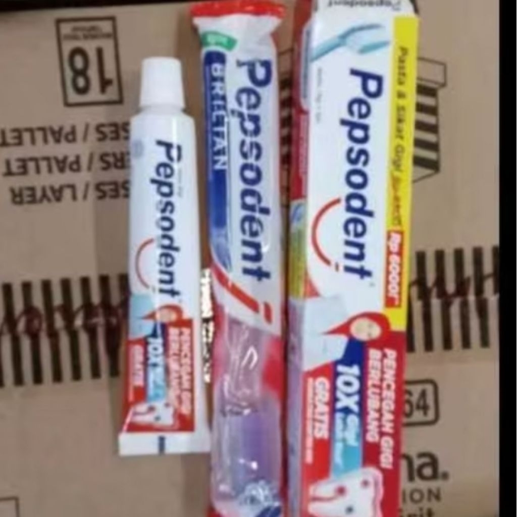 Jual Pepsodent Pencegah Gigi Berlubang 75g,120g,190g,225g All Variant ...