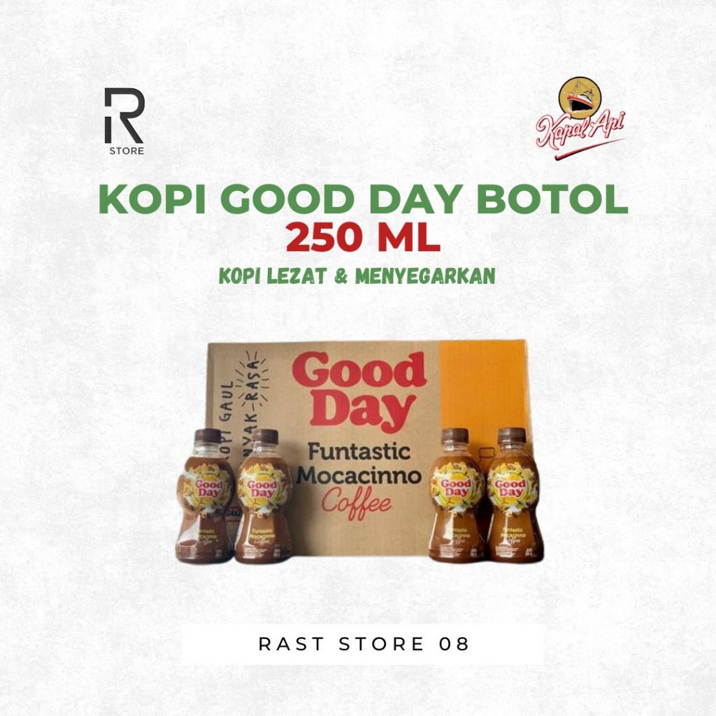 Jual Kopi Good Day 1 Dus Karton Isi 24 Botol 250ml | Kopi Instan Enak ...