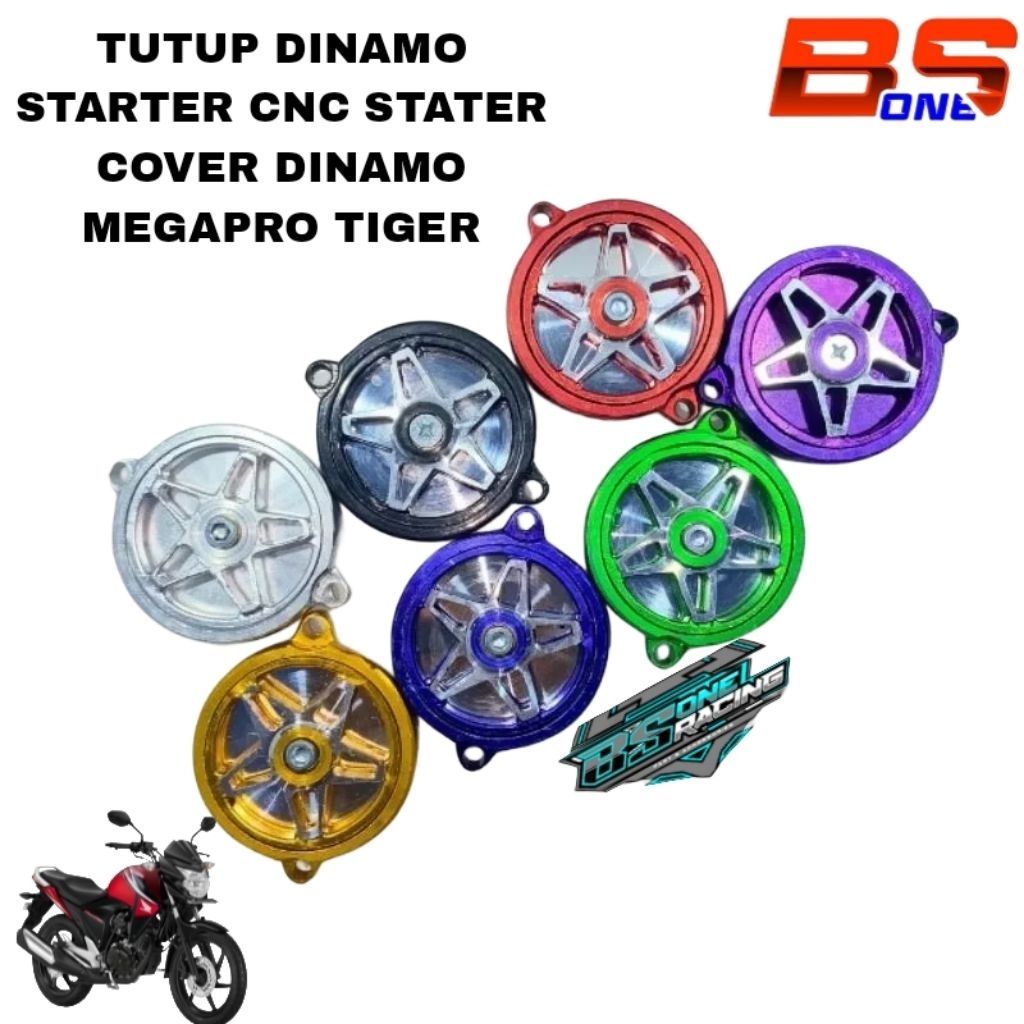 Jual TUTUP DINAMO STARTER CNC STATER COVER DINAMO MEGAPRO TIGER ...