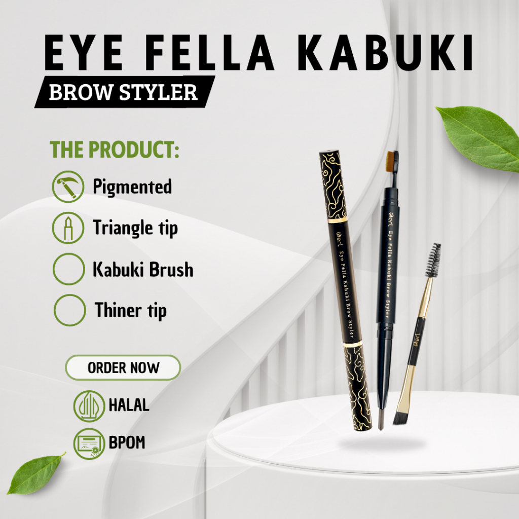 Jual B erl Eye Fella Kabuki Brow Style Pensil Alis eyebrow | Shopee ...