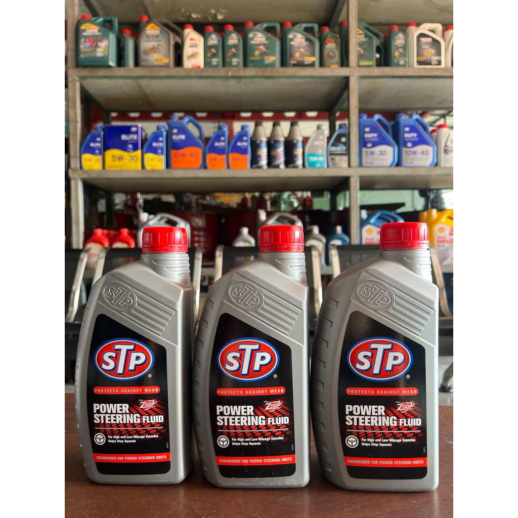 Jual STP Power Steering Fluid / Oli Power Steering Warna Merah 946Ml ...