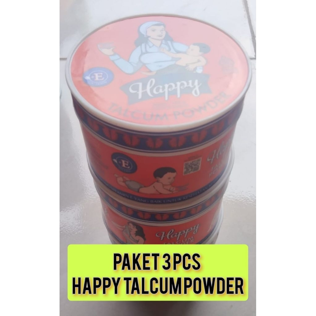 Jual HAPPY BEDAK TALCUM POWDER 150GR ORIGINAL | Shopee Indonesia
