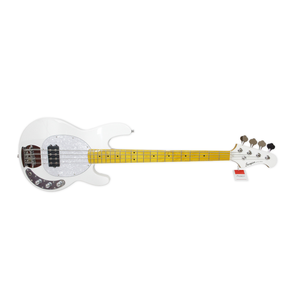Jual Bass Elektrik Merk Scorpion ORIGINAL White / Putih Tipe SP300 WH ...