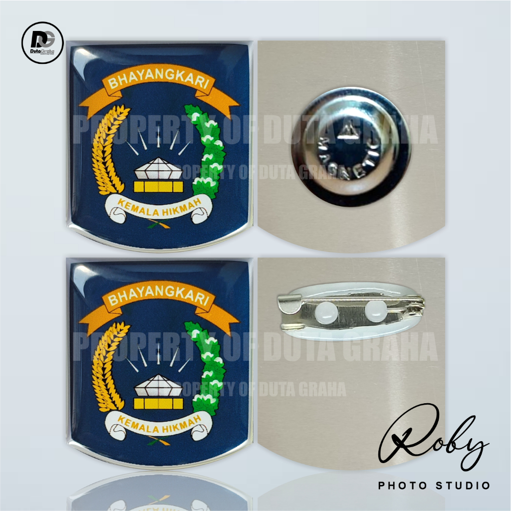 Jual [PIN RESIN] BHAYANGKARI MAGNET PENITI Pin Bros Aksesoris Souvenir ...