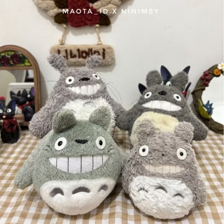 Jual Boneka Totoro Nyengir / Boneka Totoro Senyum / Totoro Plush ...