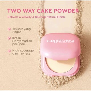 Jual Glad2glow G2G Perfect Blurring Powder Foundation Bedak Padat ...