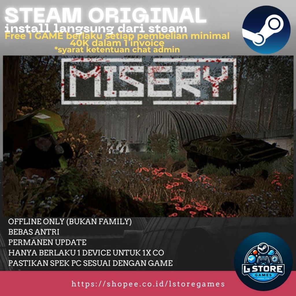 Jual MISERY Game PC Original Offline | Shopee Indonesia