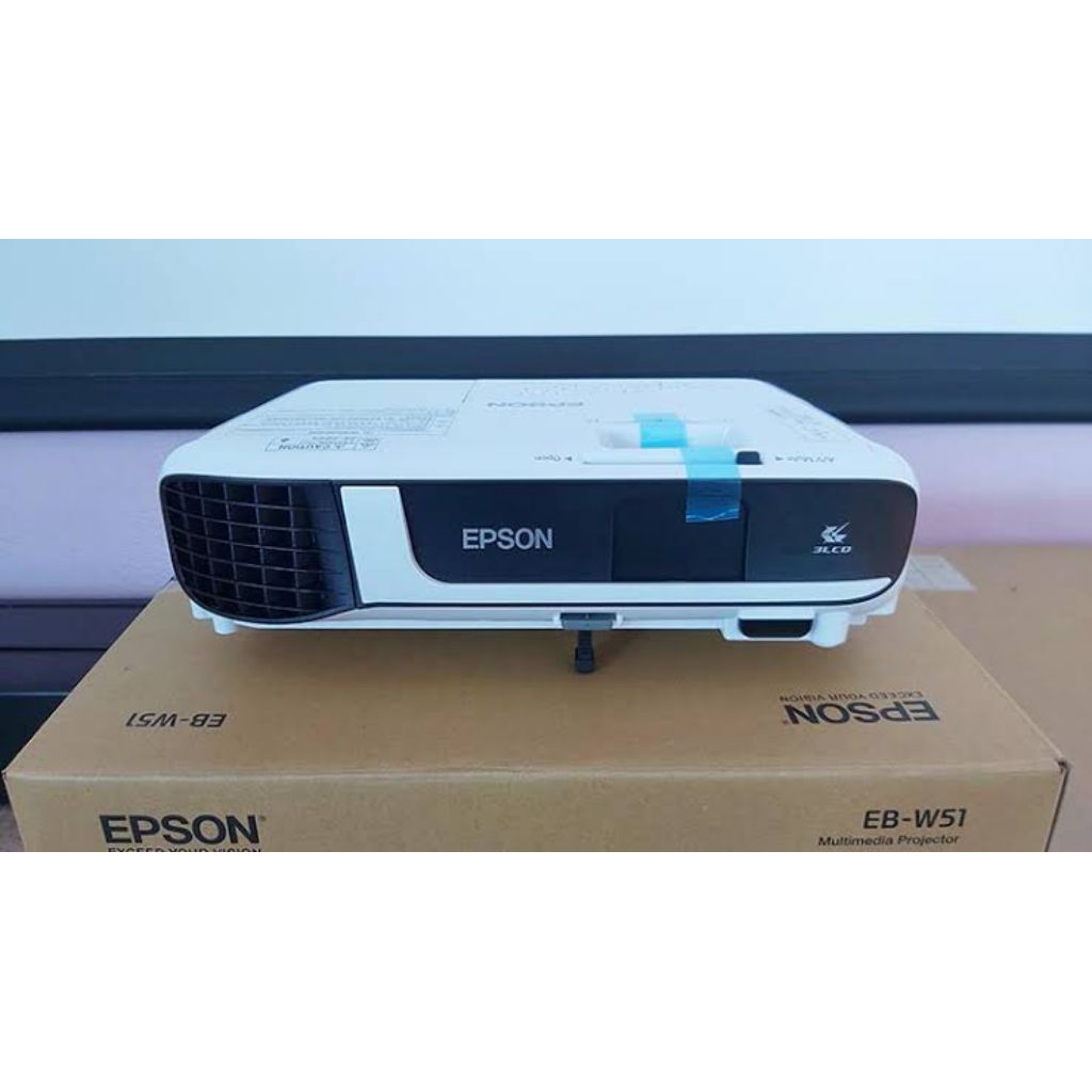 Jual Epson EB-W51 WXGA 3LCD Projector | BNIB | 128 IP 13 | BLACK | WHITE | Garansi Resmi Indo ...