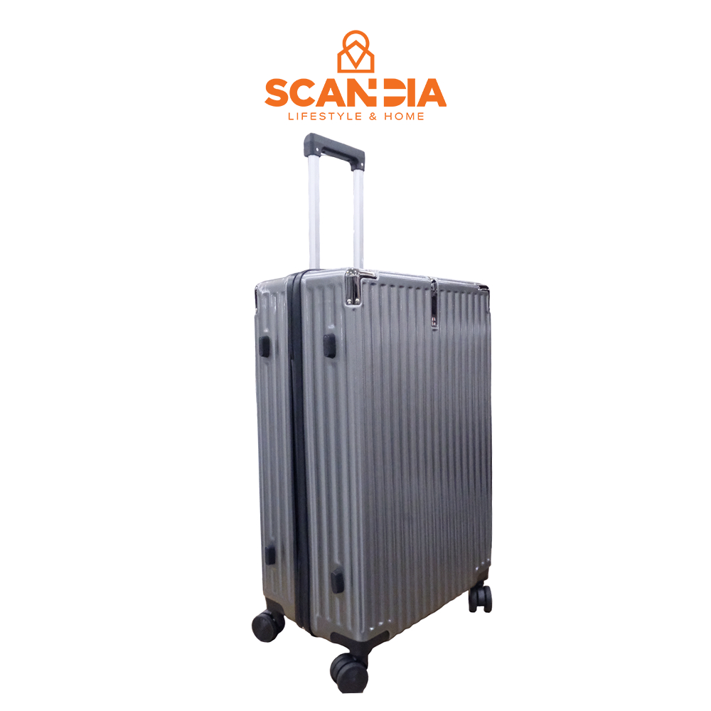 Jual SCANDIA Koper Kanawa Luggage 26 Inch grey | Shopee Indonesia