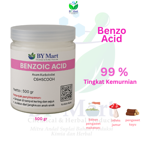 Jual BY KIMIA & HERBAL - Benzoic Acid / Asam Benzoat / Asam ...