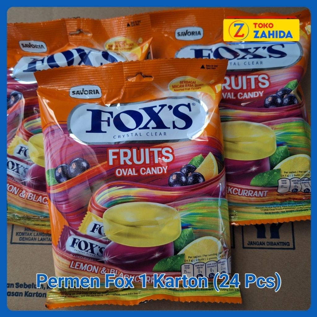 Jual Permen Fox 1 Karton isi 24 x 125gr EXP AGUSTUS 2026 | Shopee Indonesia