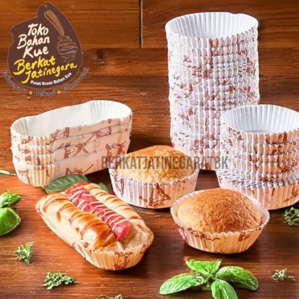 Jual PAPER CUP CASE ROTI ISI (PET BULAT) / KERTAS BREAD BLUDER ROUND ...