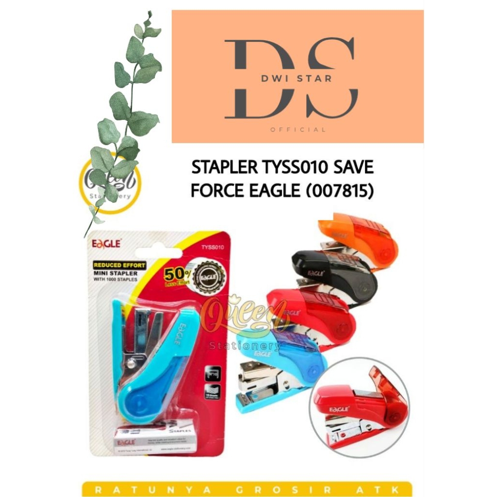 Jual Eagle StaplerTYSS010/Stapler mini/Stapler isi Hd 10/Stapler dengan ...