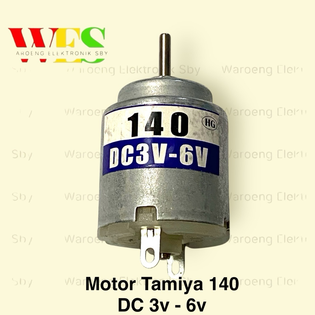 Jual MOTOR TAMIYA TIPE 140 DC 6V DINAMO DC | Shopee Indonesia