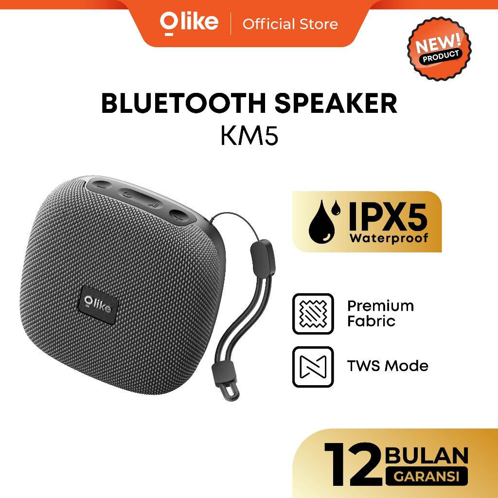 Jual OLIKE Speaker Bluetooth KM5 5W BASS Powefull Sound + TWS ...