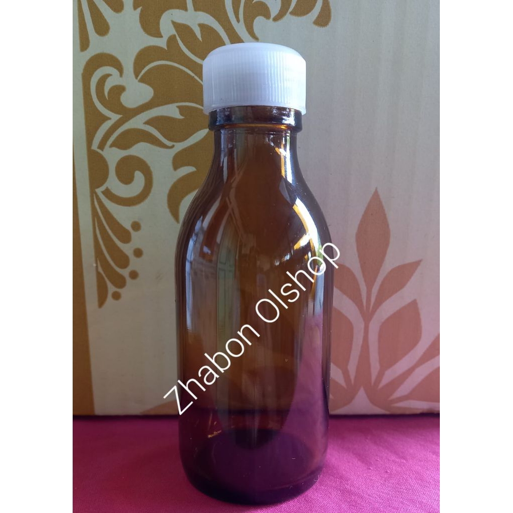 Jual Botol kaca amber 120ml Tutup ulir plastik | Shopee Indonesia