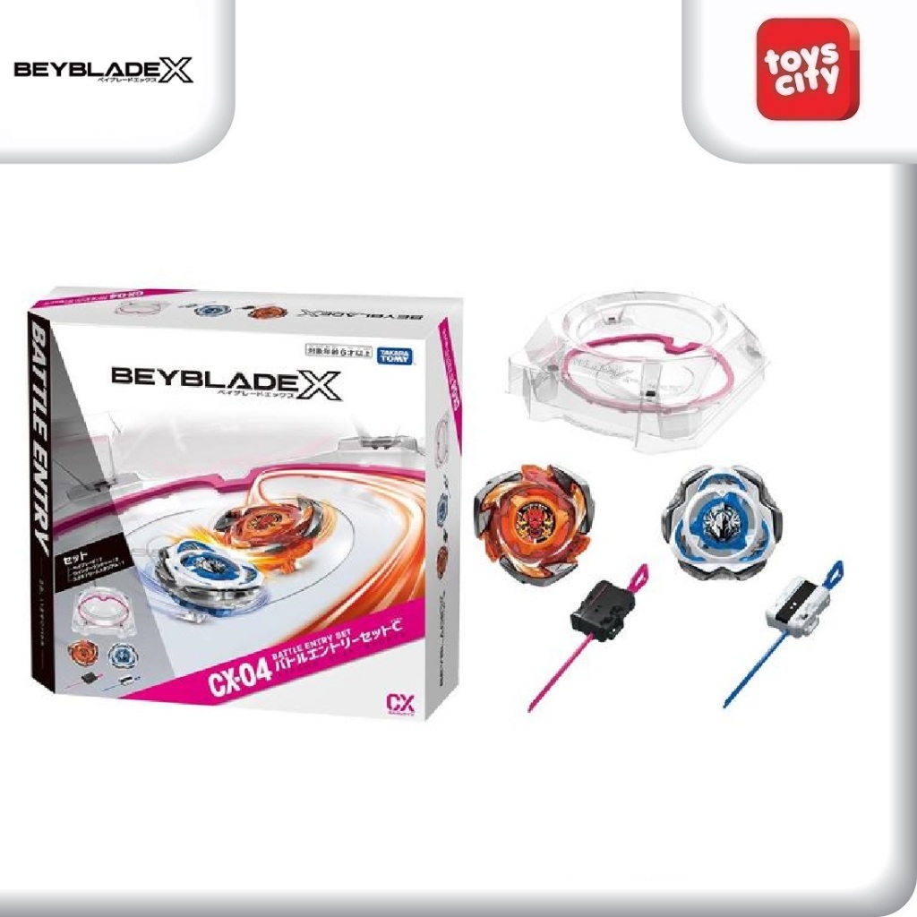 Jual Beyblade X CX-04 Battle Entry Set, 1 Stadium with 2 Beyblade & 2 ...