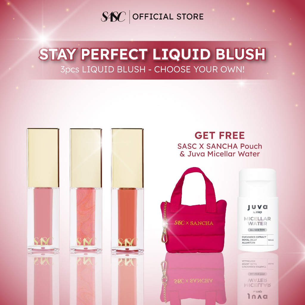 Jual [NEW] SASC Stay Perfect Liquid Blush 3 pcs - Choose Your Own ...