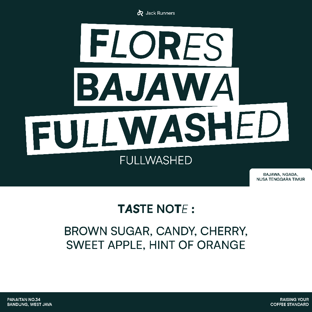 Jual JACK RUNNERS ROASTERY - FLORES BAJAWA FULLWASHED - ROASTED COFFEE ...
