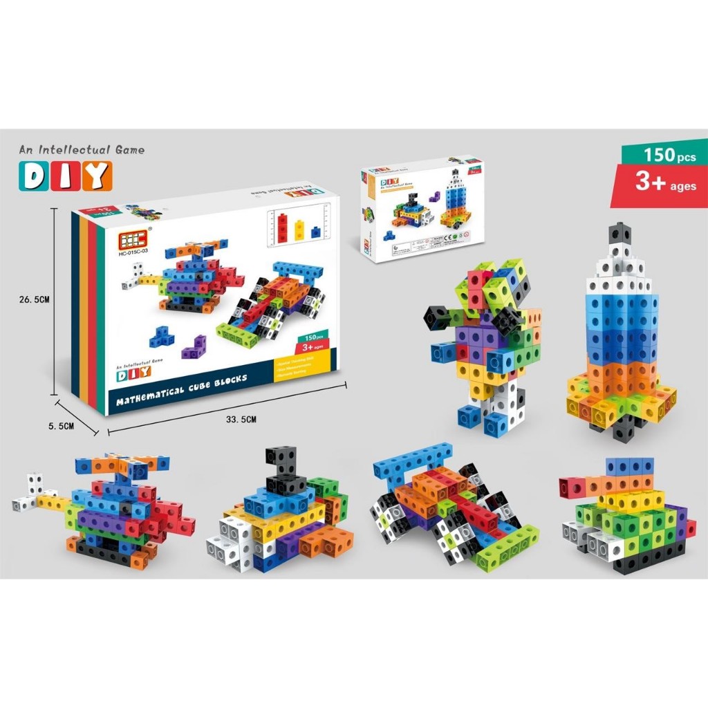 Jual Numberblocks Mathlink Cube Blocks Learning Set 100/148/150Pcs ...