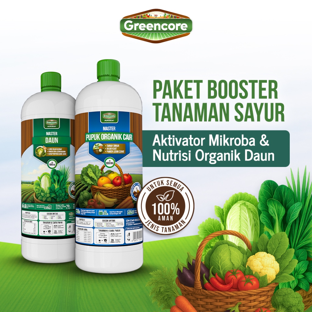 Jual Greencore Paket Booster Tanaman Sayur untuk Pertumbuhan Cepat ...
