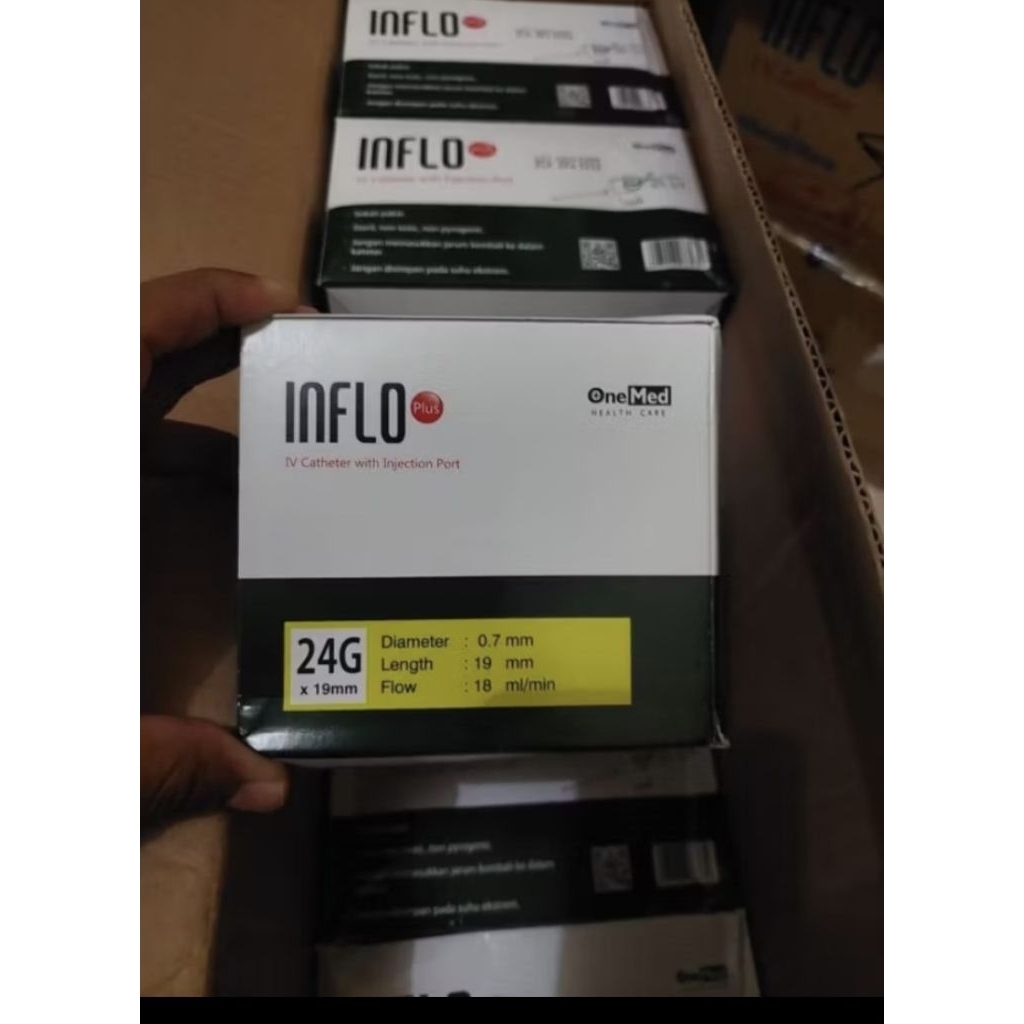 Jual inflo plus uk.24 onemed / box isi 50pc | Shopee Indonesia