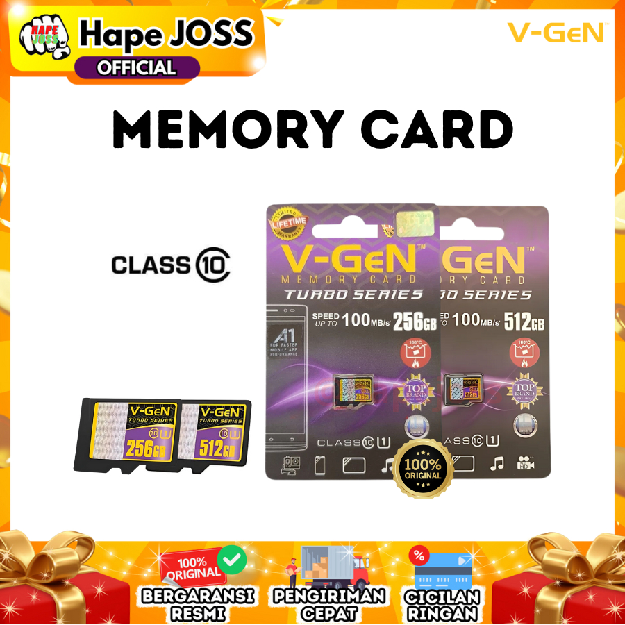 Jual V-GeN Memory Card Class 10 256GB & 512GB | Shopee Indonesia