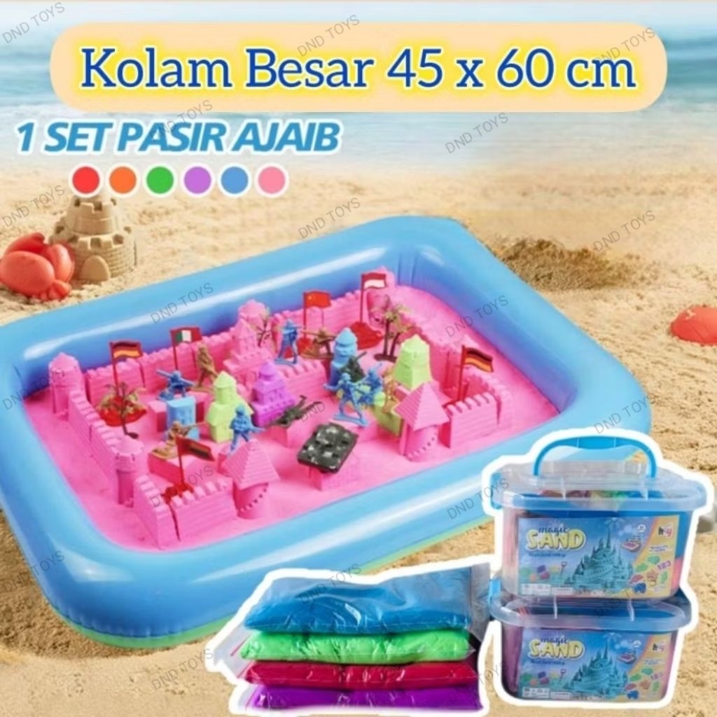 Jual DnDToys Mainan Magic Pasir Pasiran | Shopee Indonesia