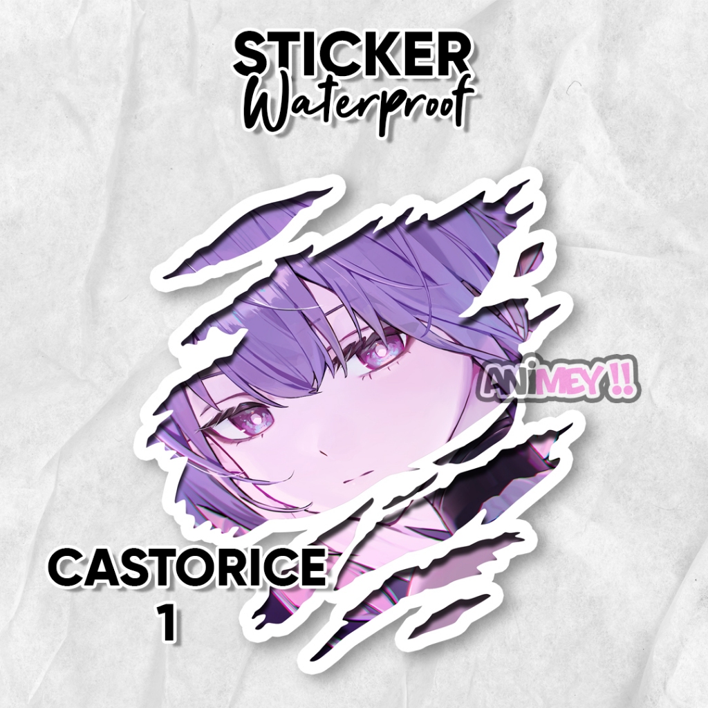Jual Stiker Scratch Castorice Honkai Star Rail / Sticker Anime ...