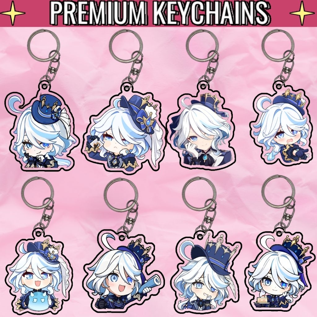 Jual Gantungan Kunci Genshin Impact Furina Double Acrylic Transparant Premium Quality | Shopee ...