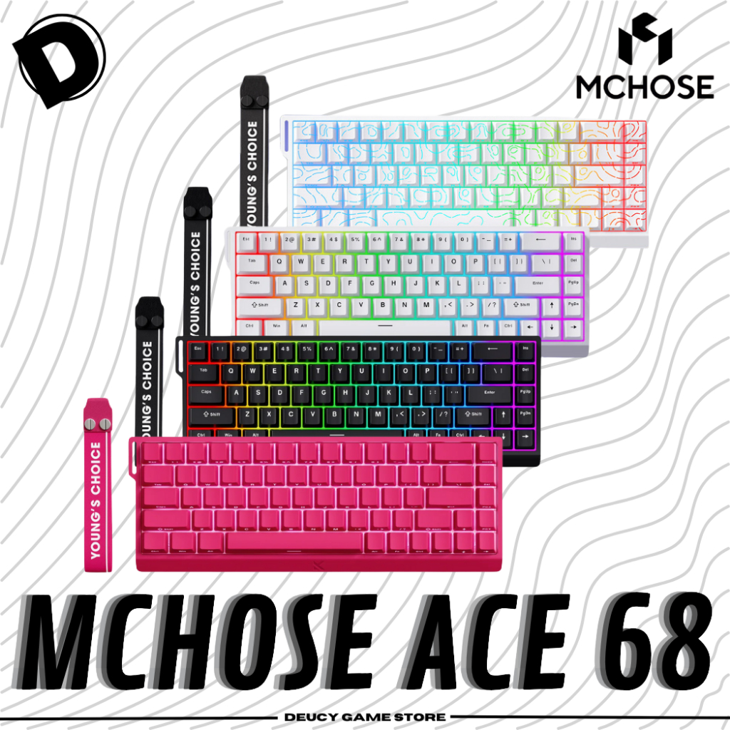 Jual MCHOSE ACE 68 HE RGB 8khz SOCD Rapid Trigger Magnetic Switch Gaming Keyboard | Shopee Indonesia