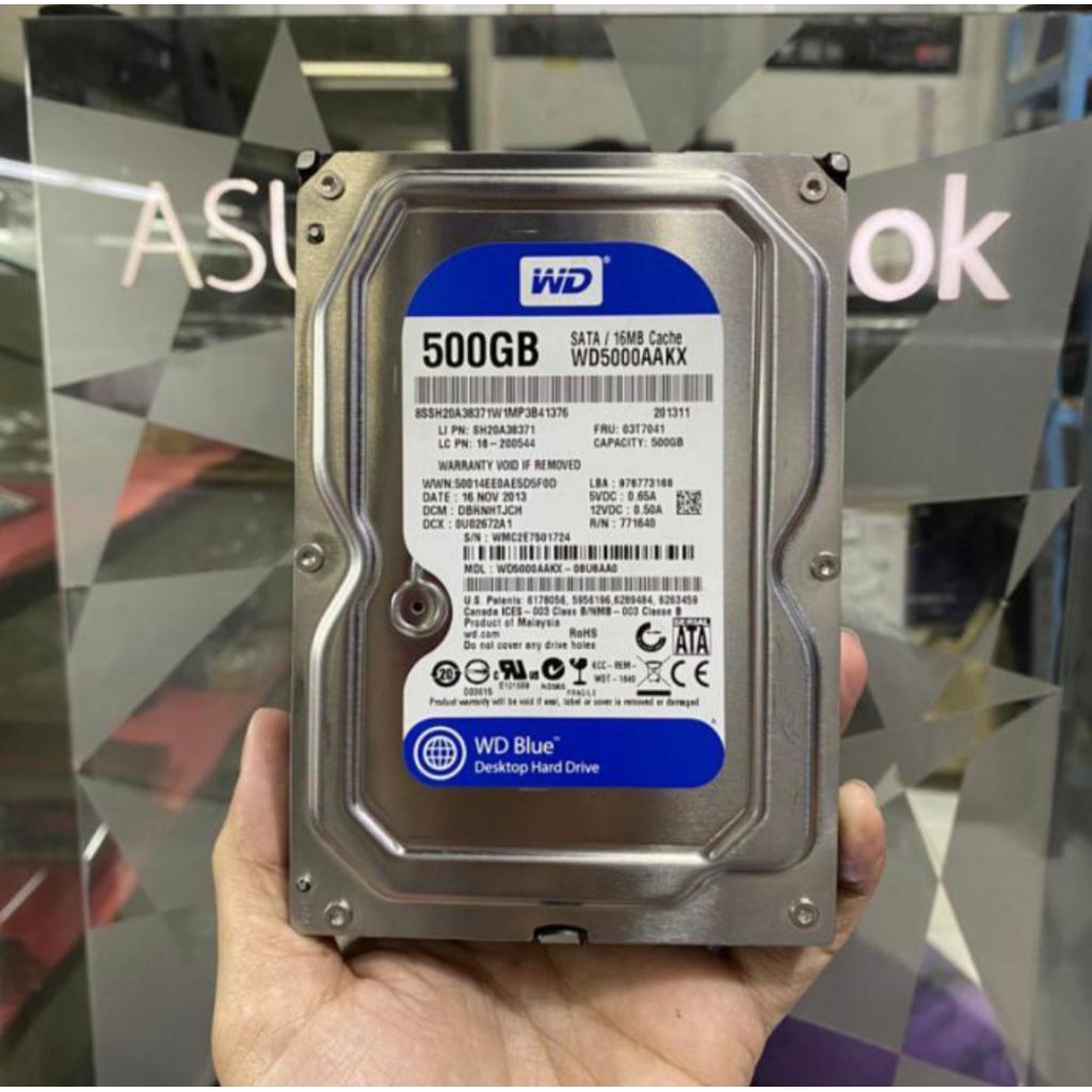 Jual HARDISK PC 500GB SATA MEREK WD/SEAGATE SENTINEL 100/100% COCOK ...