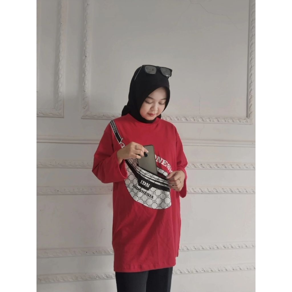Jual KAOS ATASAN MERAH PUTIH/ KAOS ATASAN KEMERDEKAAN | Shopee Indonesia