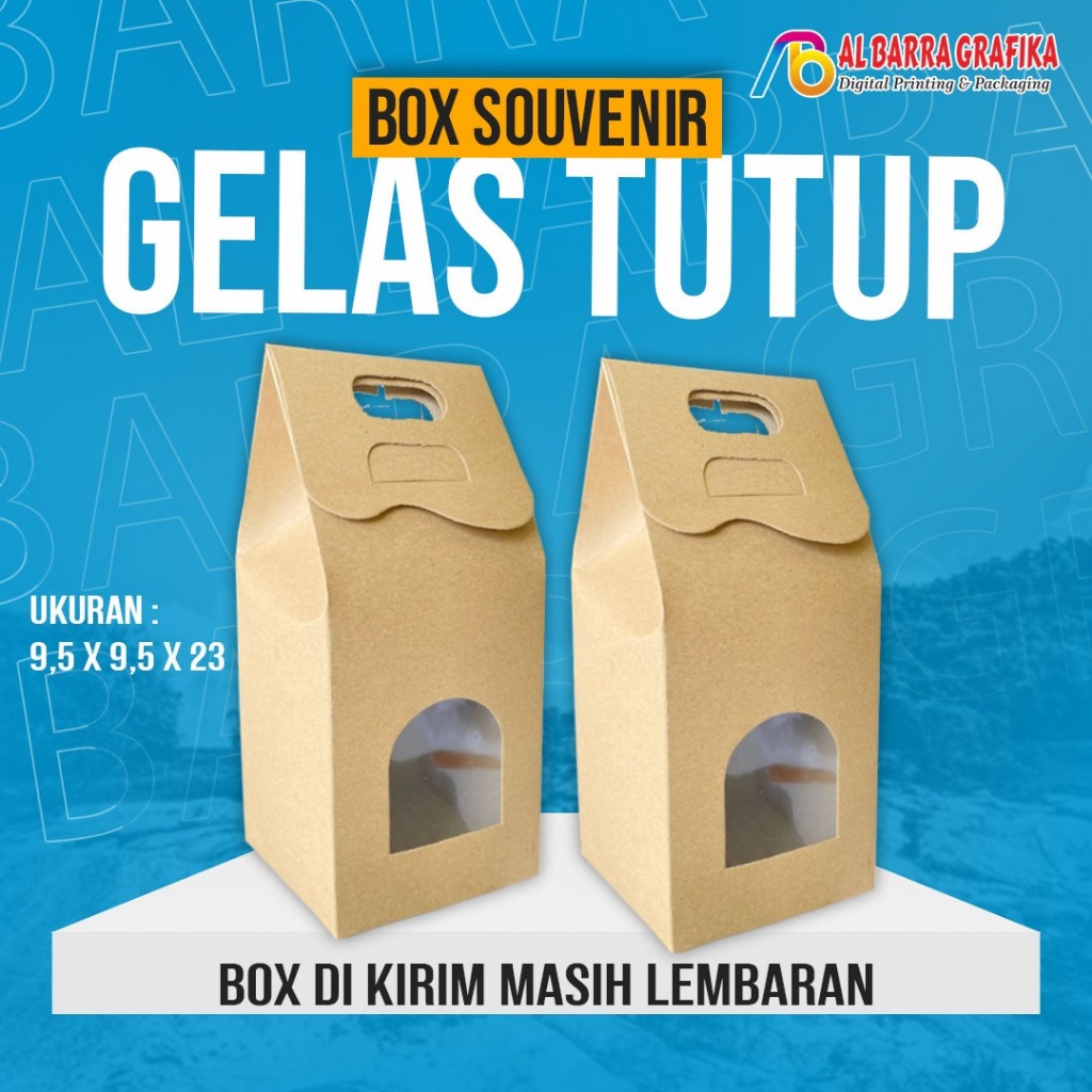 Jual Gelas Tutup Lembaran - PAPERBOX GELAS KACA BOX MUG DUS KEMASAN BOX ...