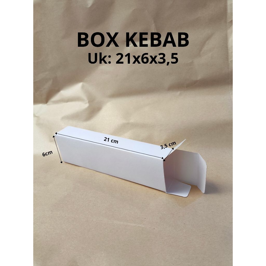 Jual Box Kebab/Kotak Kebab/Box Ivory/Box Kebab Ivory/Kotak Foodgrade ...