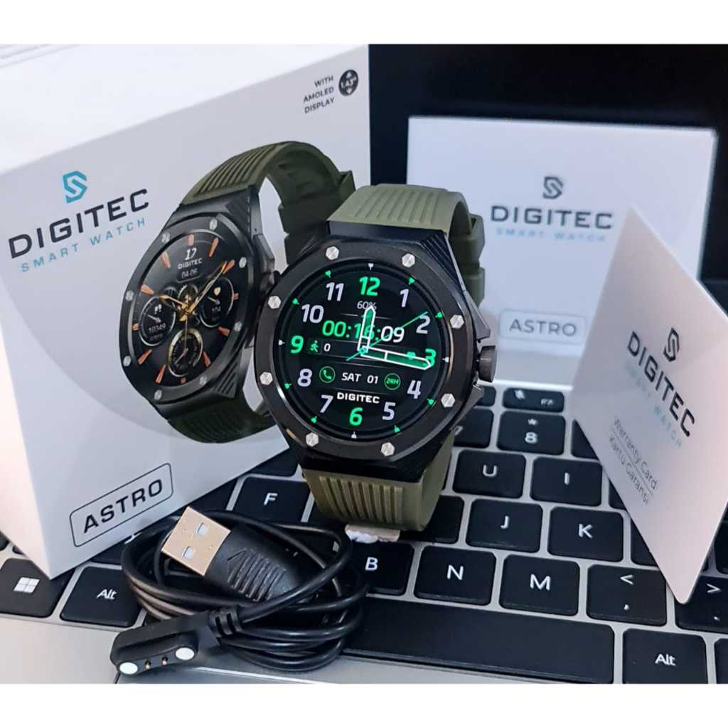 Jual Jam Tangan Pria Digitec Smartwatch ASTRO Green Original Garansi ...
