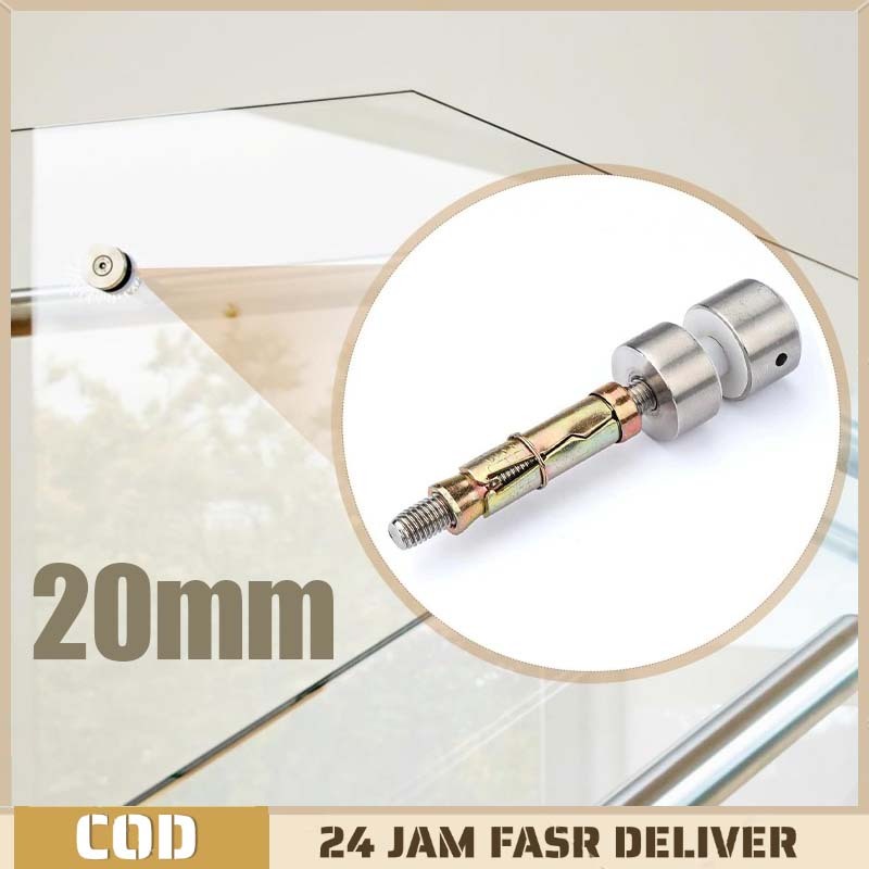 Jual 20mm Railing Konektor Kaca Stainless 304 Konektor Baut Railing ...