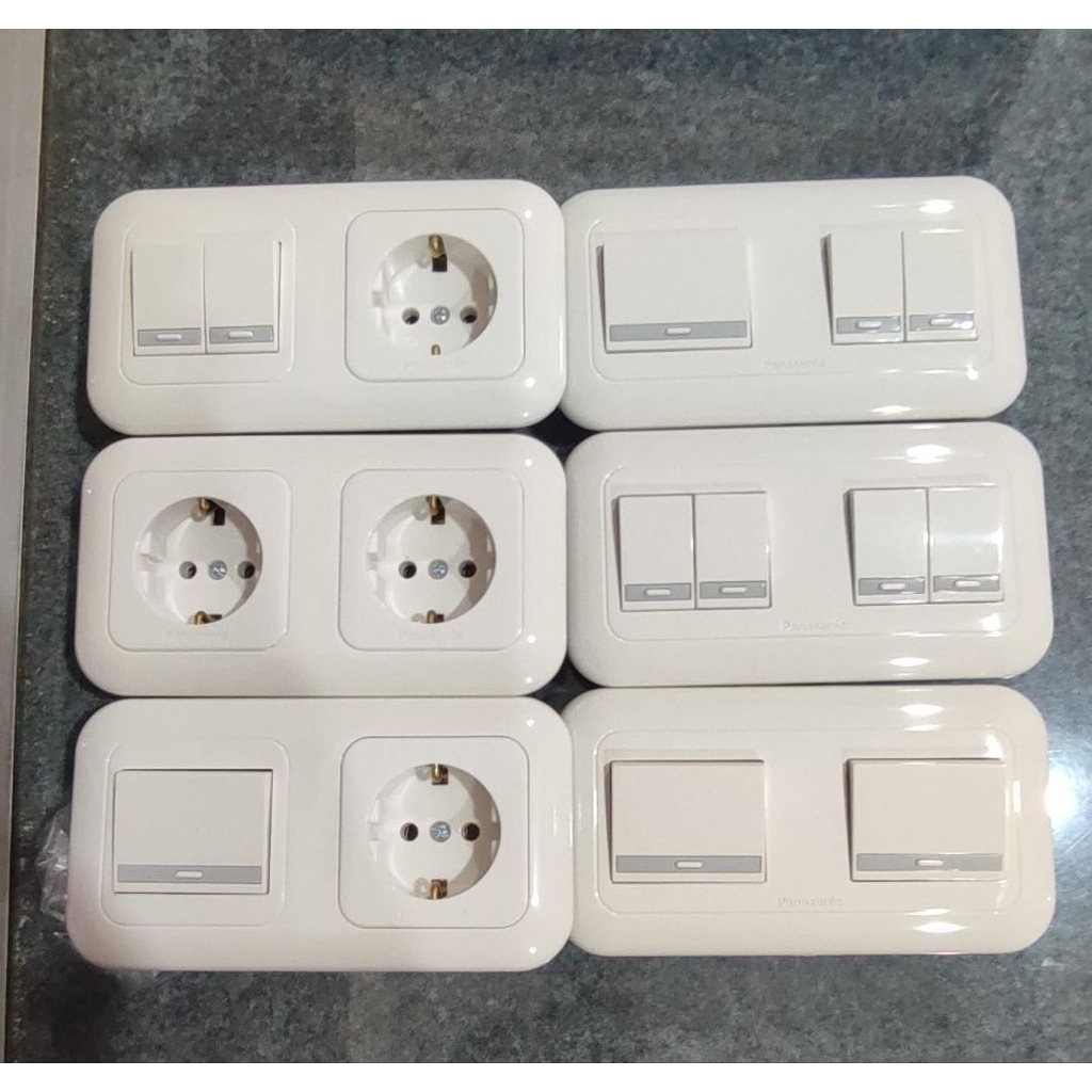 Jual Saklar Panasonic 2 Gang | Shopee Indonesia