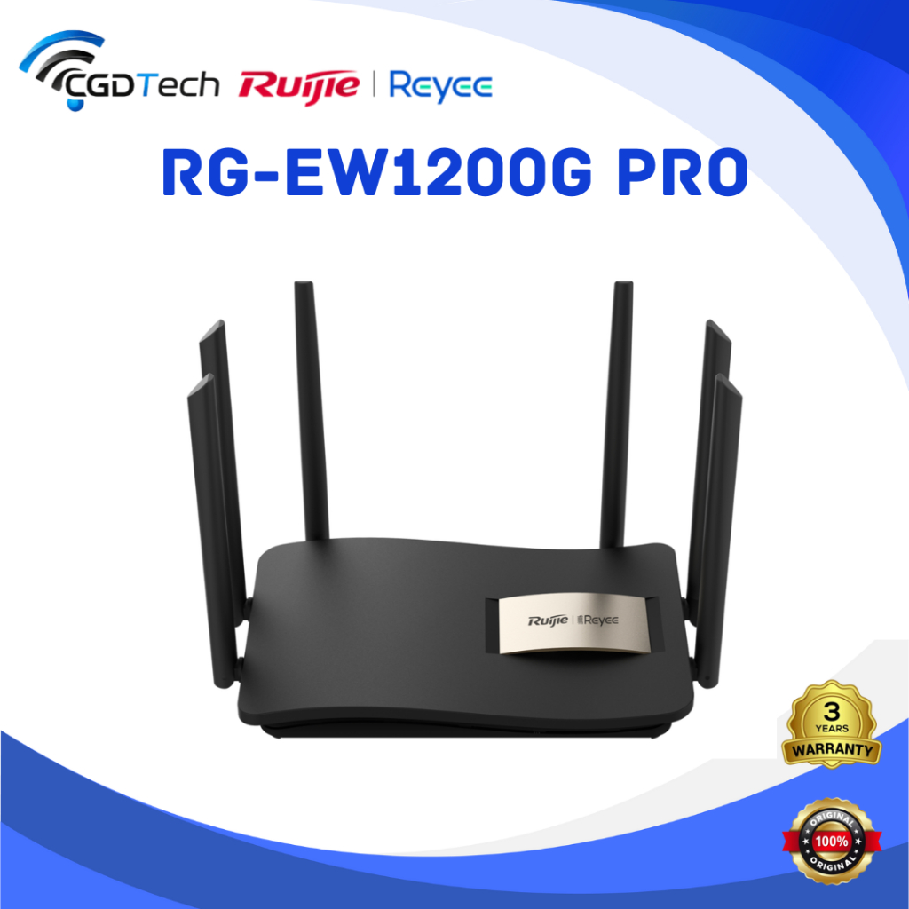 Jual Ruijie RG-EW1200G PRO 1300M Dual-band Gigabit Wireless Router ...