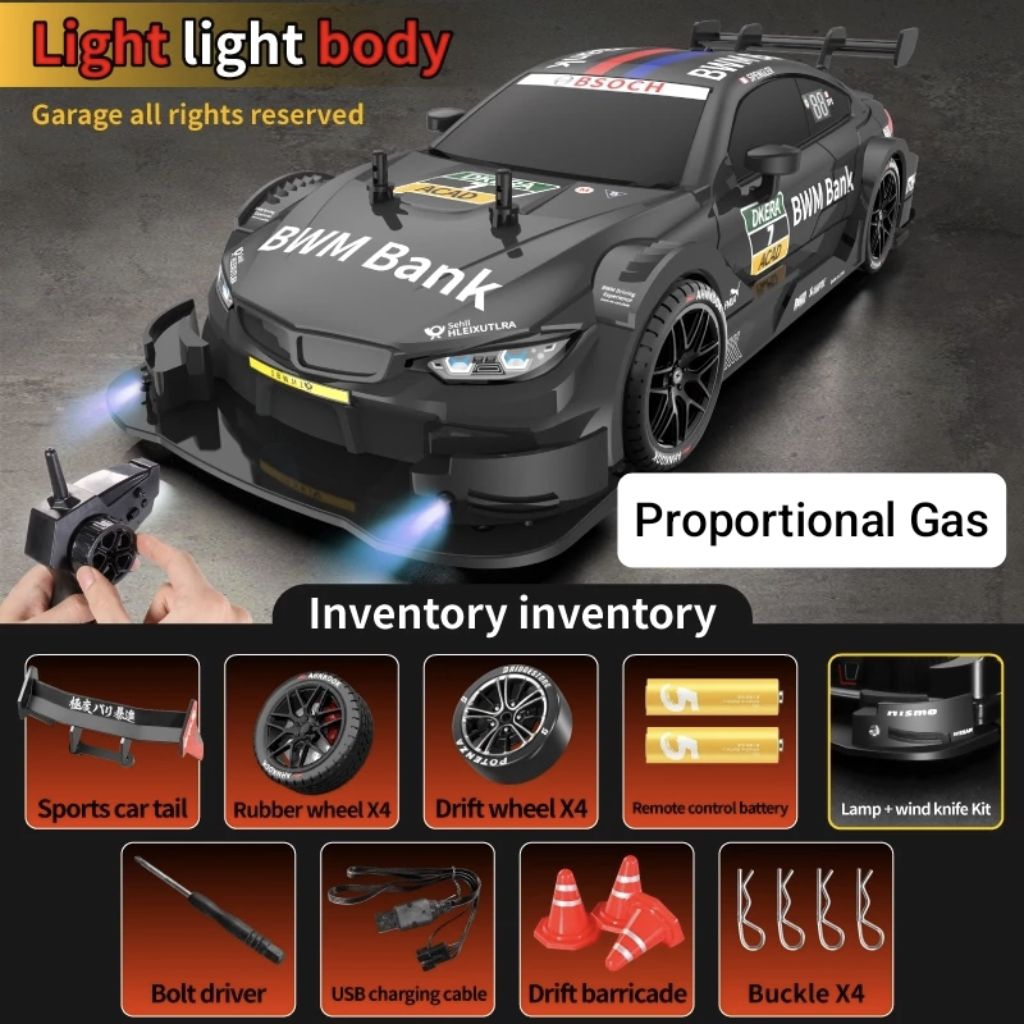 Jual Rc drift rally car 4 wd huangbo dapat ban cadangan plus aksesoris ...