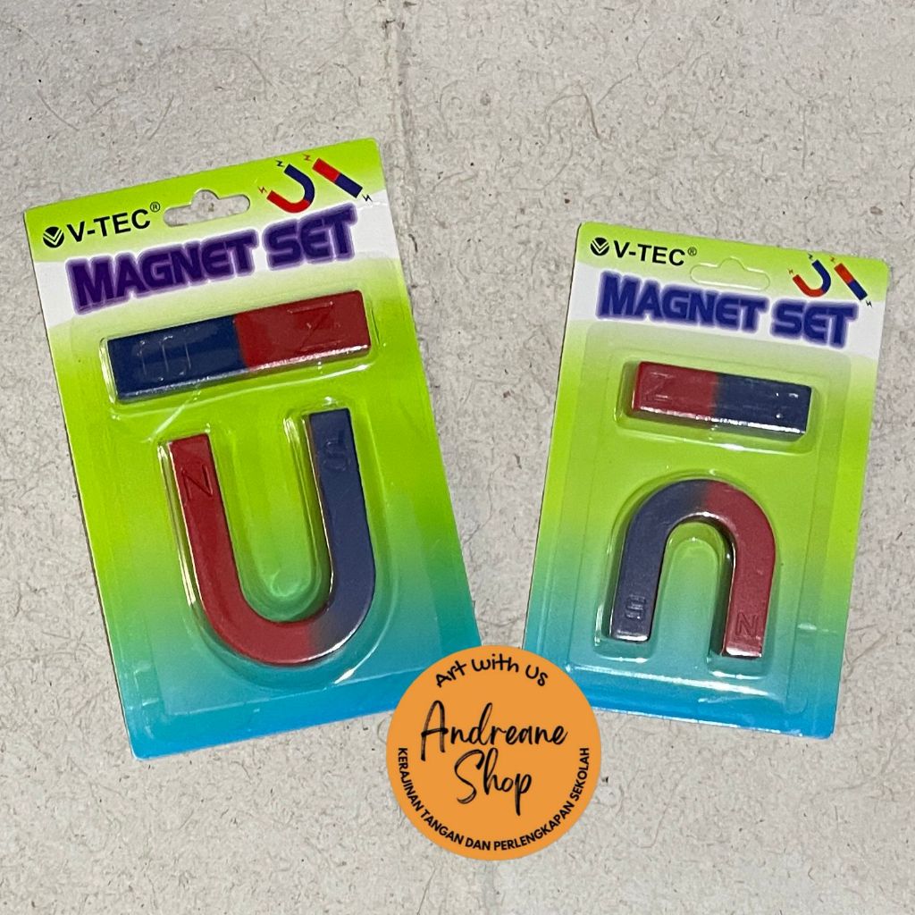Jual Eksperimen Sains Lebih Seru dengan V-Tec Magnet Set U dan Batang ...
