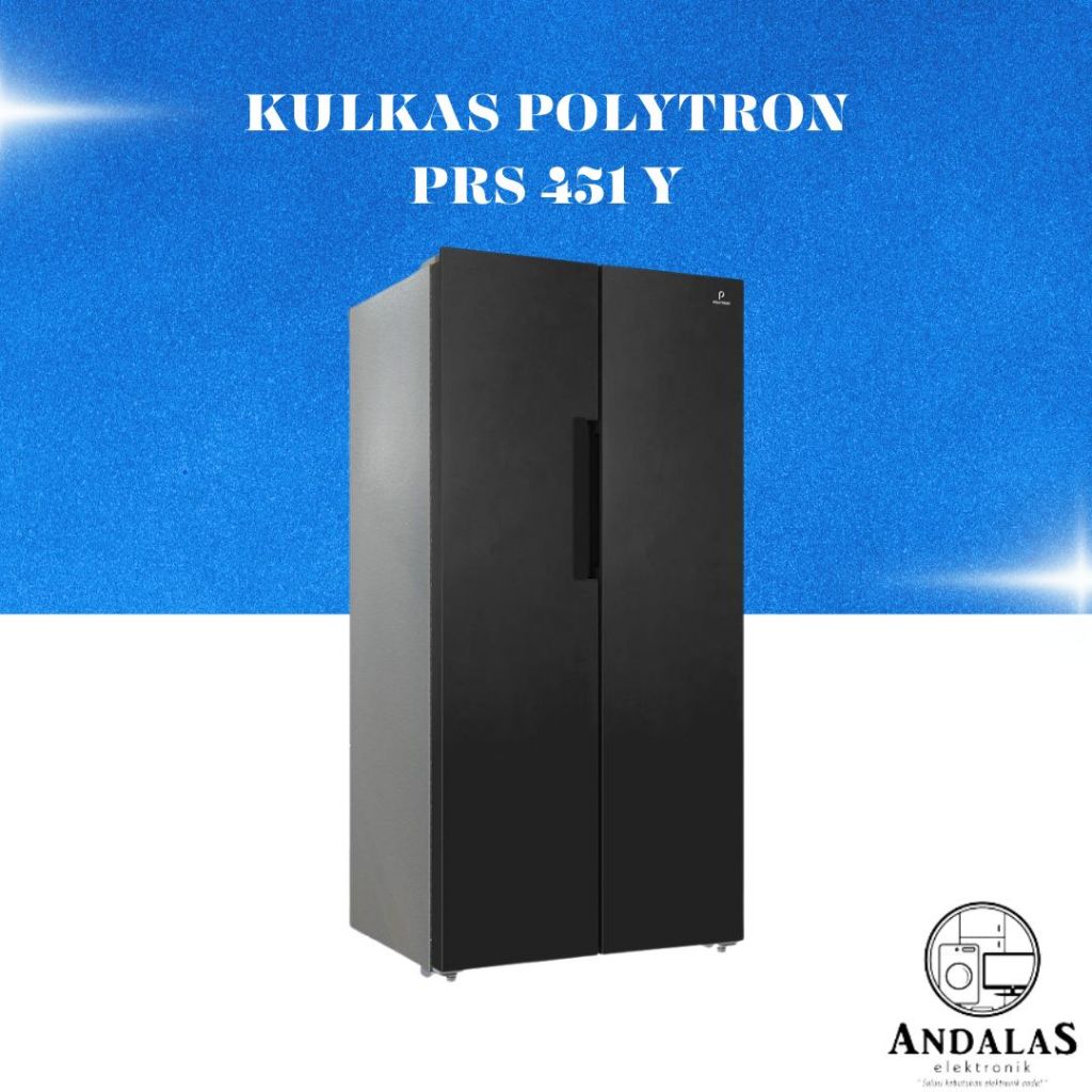 Jual KULKAS POLYTRON PRS 451 LEMARI ES 2 PINTU PRS451 SIDE BY SIDE ...