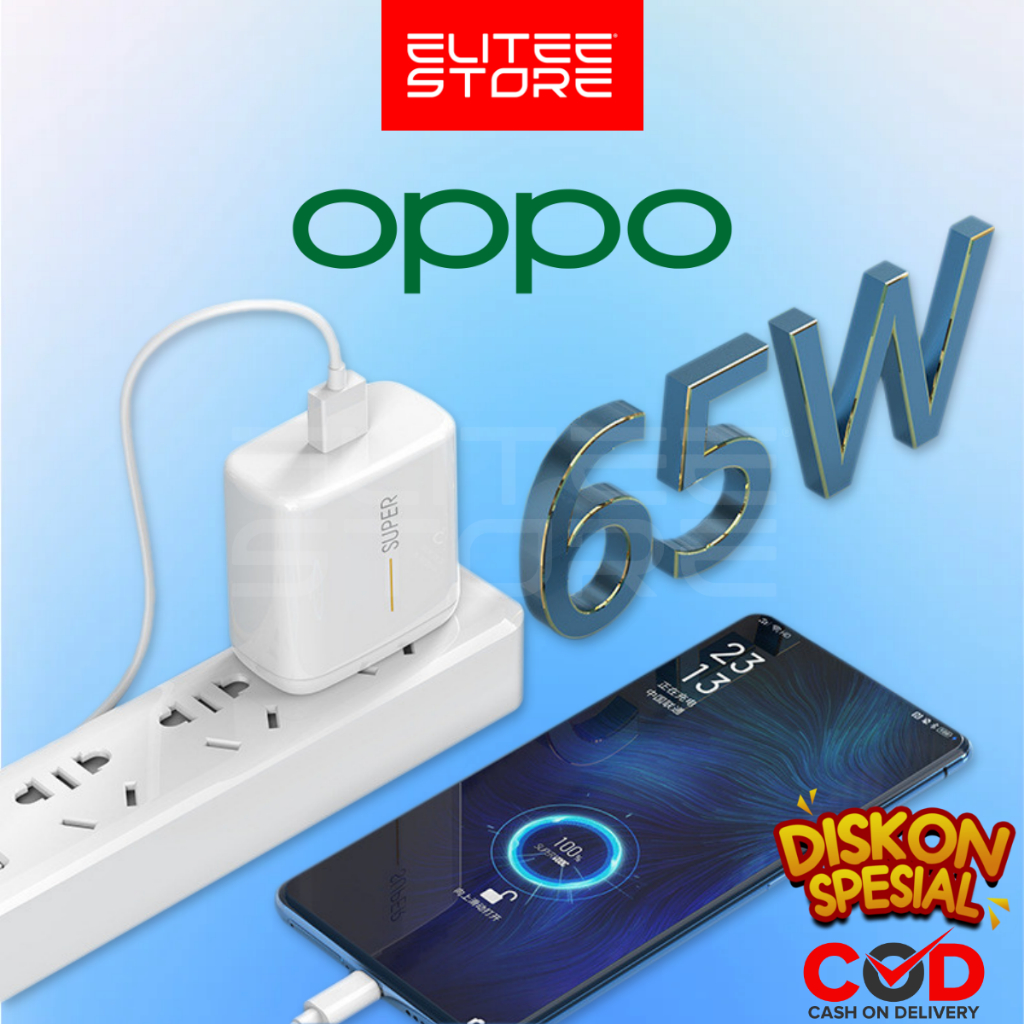 Jual EST - Charger OPPO Original SUPER VOOC Fast Charging Type C ...