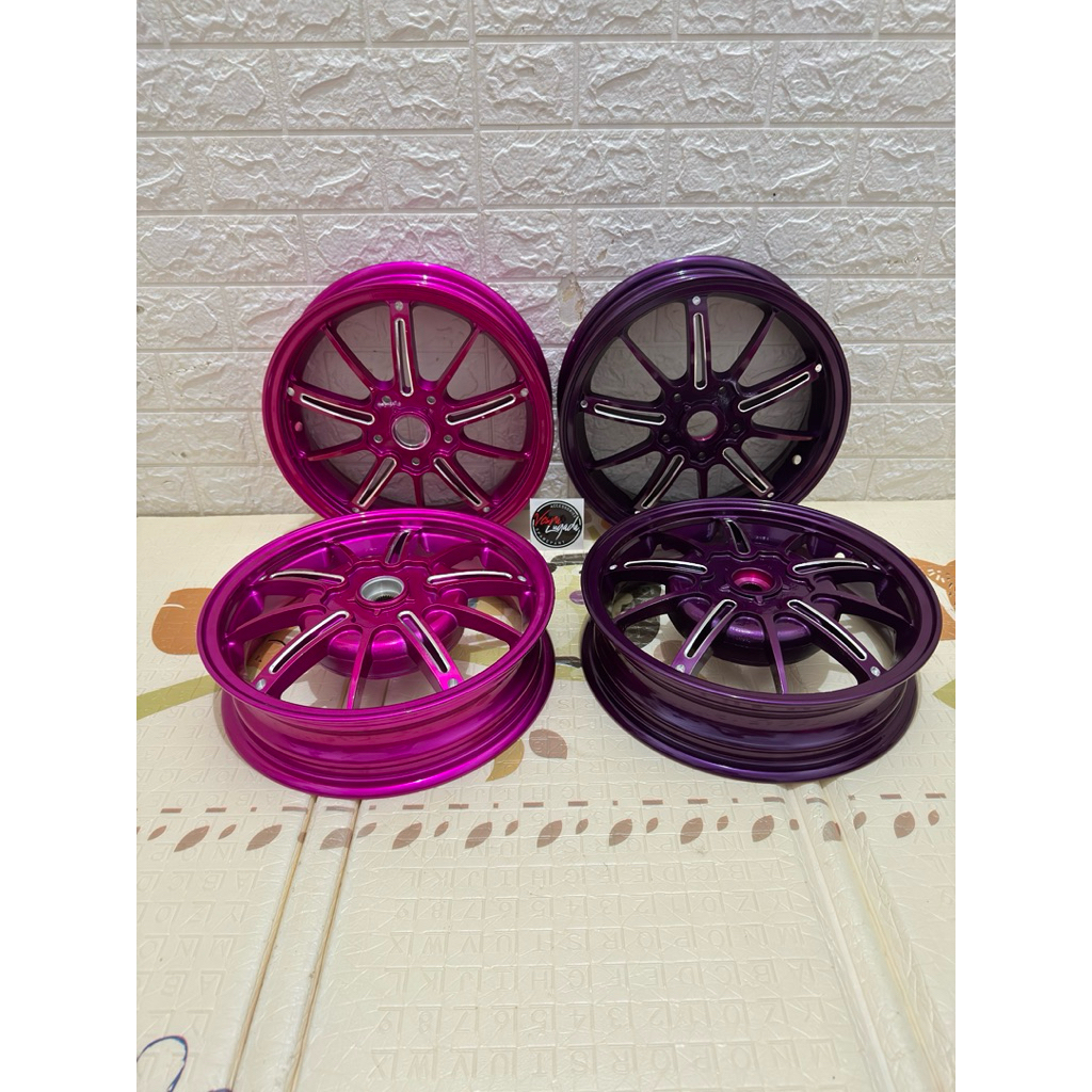 Jual Velg cnc model mk drag - pink dan purple | Shopee Indonesia