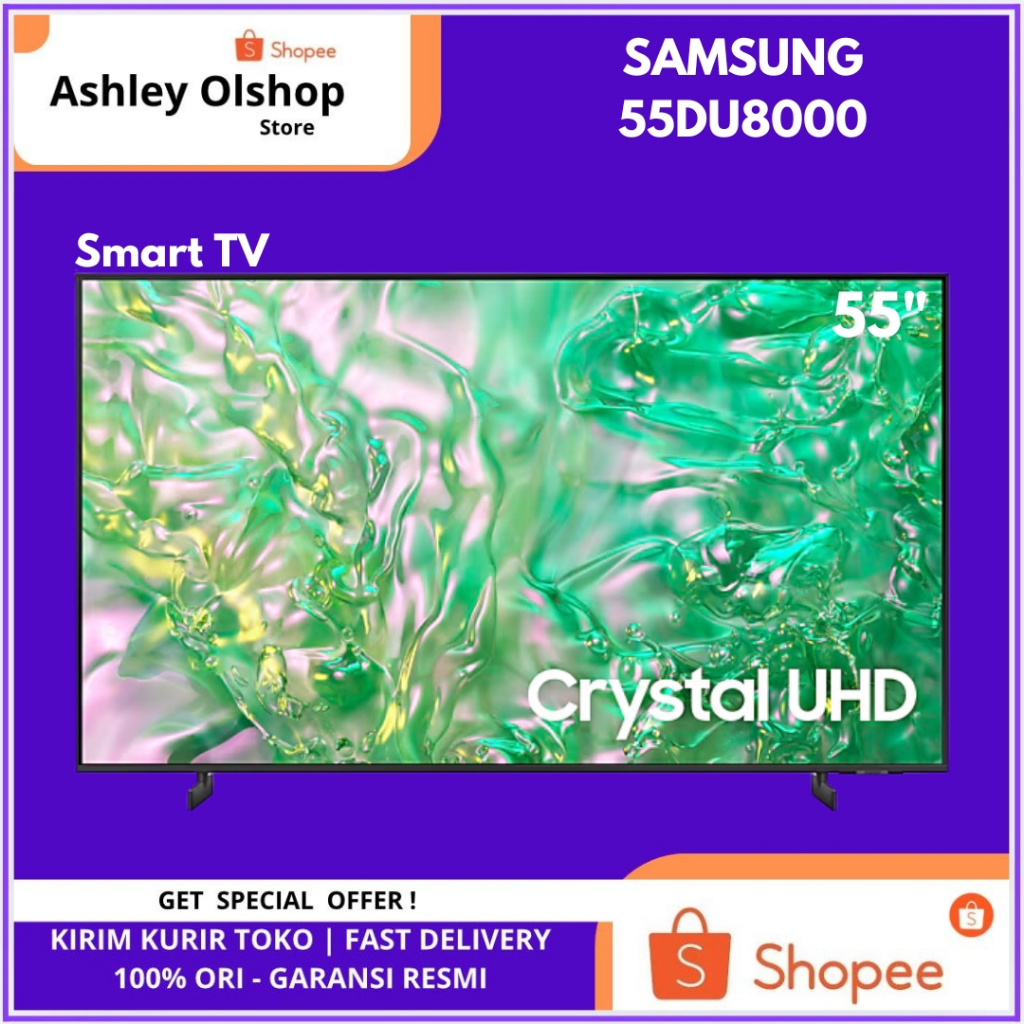 Jual Smart TV Samsung 55 Inch UHD 4K 55DU8000 Samsung UA55DU8000KXXD 55 ...