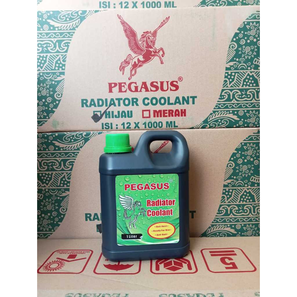 Jual 1 DUS ISI 12 BOTOL Air Radiator Air Coolant Mobil/Motor Pegasus ...