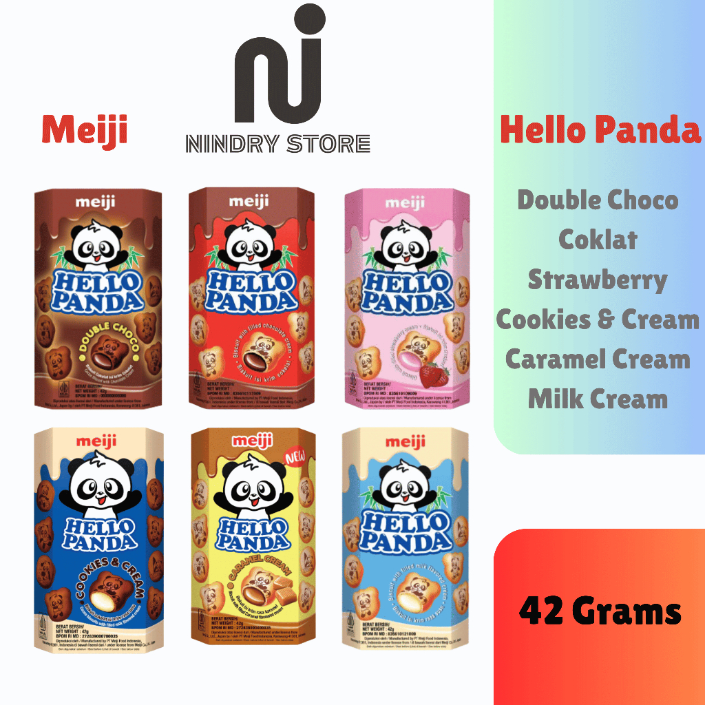 Jual Meiji Hello Panda Box Biskuit 42gr All Varian | Cemilan Keluarga ...